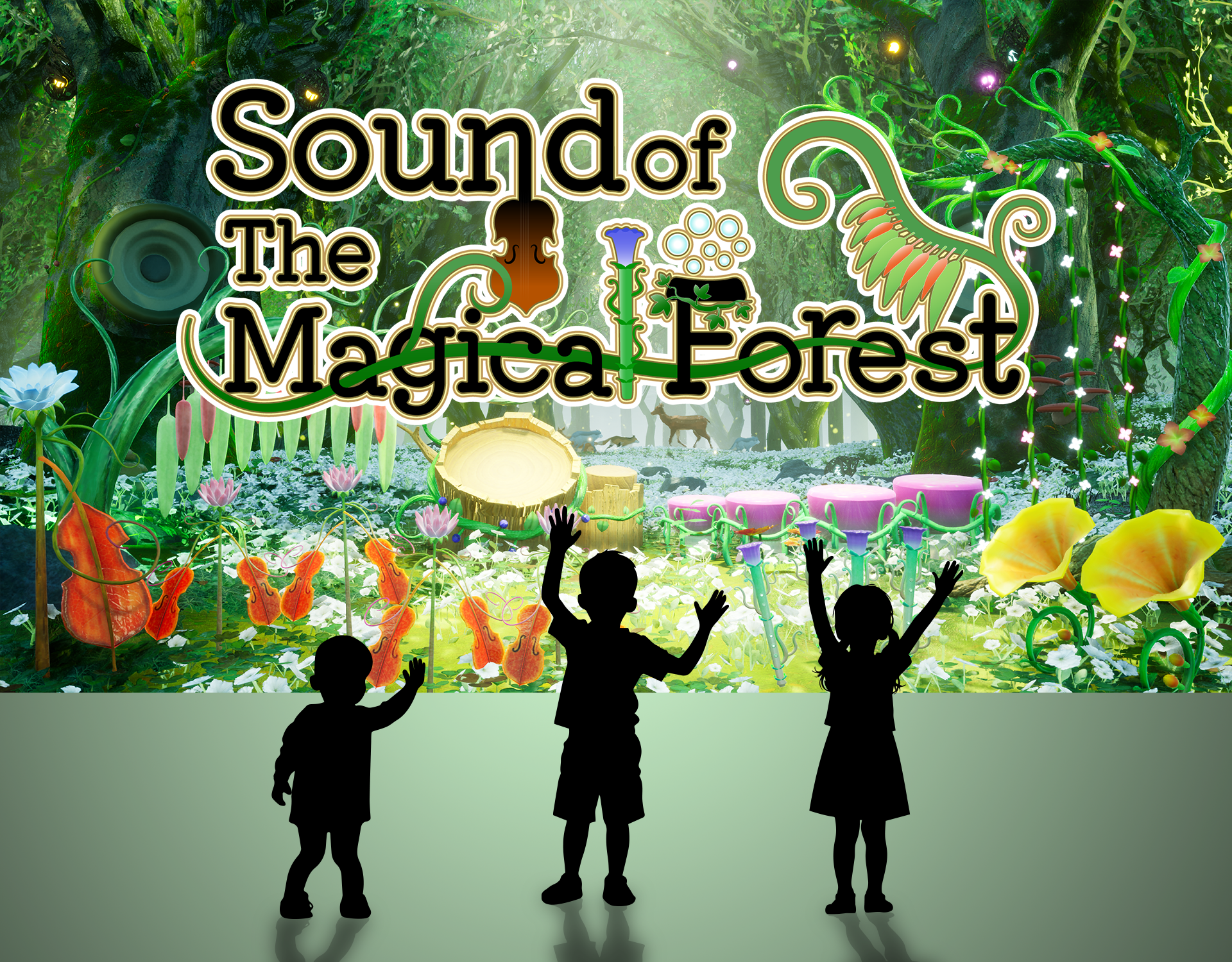 【インタラクティブ】身体を使って音を楽しもう！音楽体験デジタルコンテンツ「Sound of The Magical Forest」を8月21日 ...